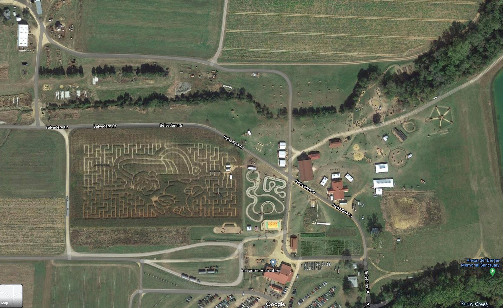 Directions to Belvedere Plantation
